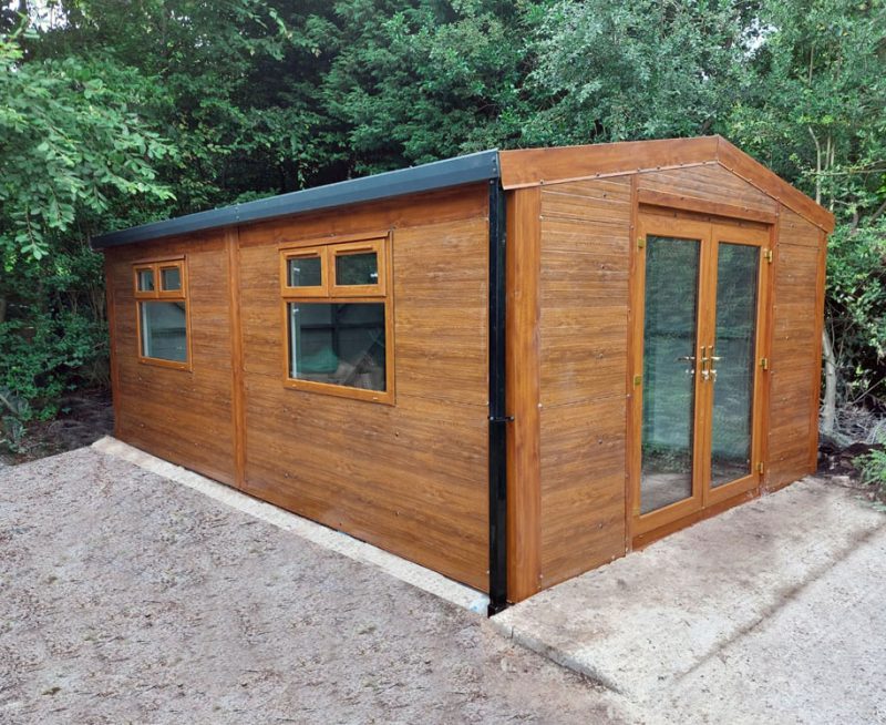 Hanson Steel Buildings - Leading Range of Insulated Steel Garden Rooms
