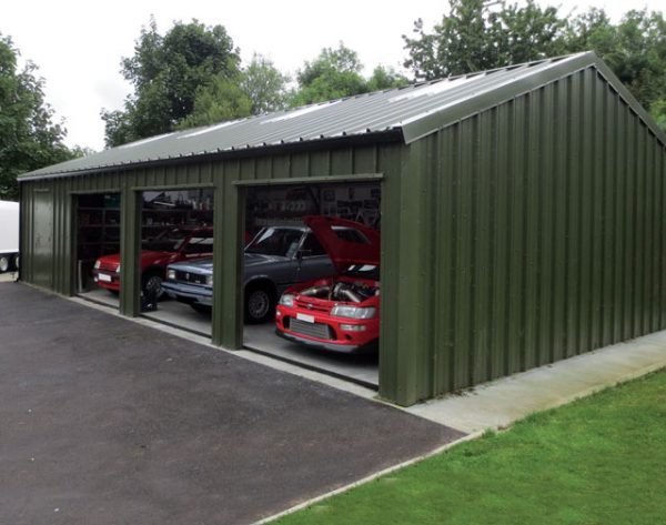 Steel Classic Car Storage - Hanson Steel Buildings