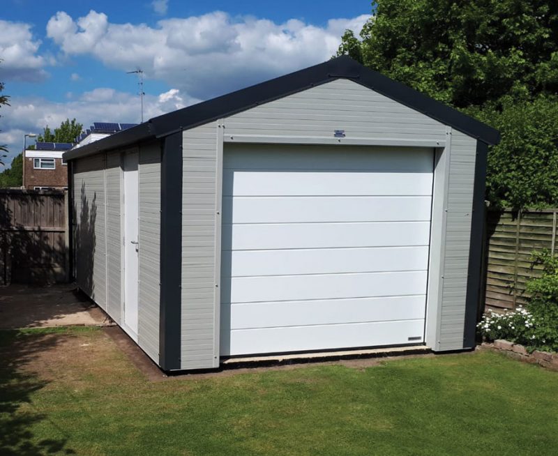 Steel Garages - Hanson Steel Buildings