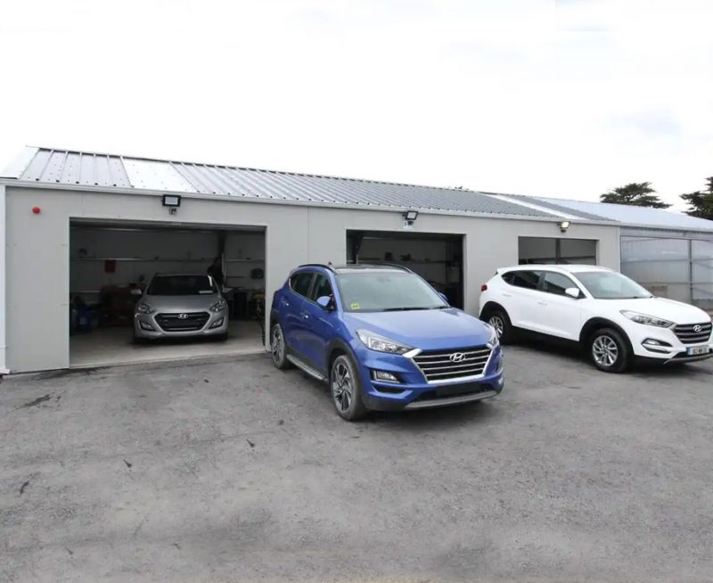Steel Valeting Bays - Hanson Steel Buildings