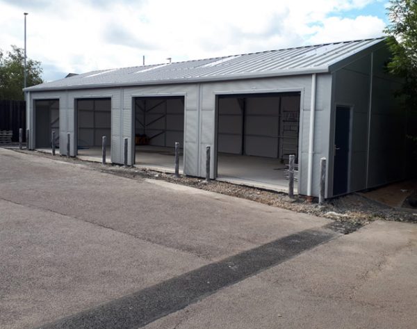 Steel Valeting Bays - Hanson Steel Buildings