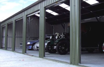 Steel Classic Car Storage - Hanson Steel Buildings