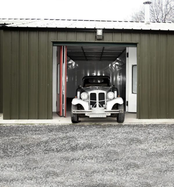 Steel Classic Car Storage - Hanson Steel Buildings