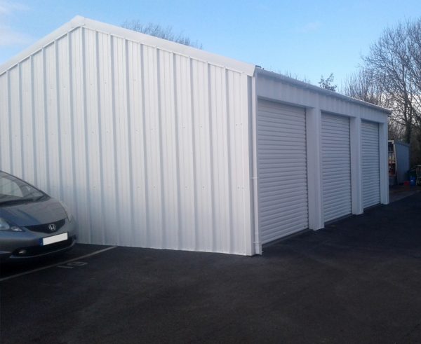Steel Valeting Bays - Hanson Steel Buildings