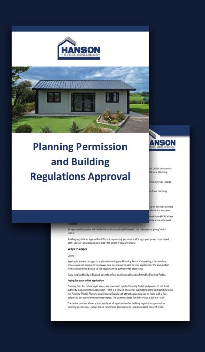 Planning Permission Advice - Hanson Steel Buildings