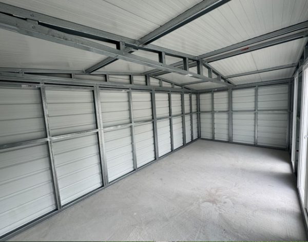 Brick / Plank Clad Steel Garages - Hanson Steel Buildings